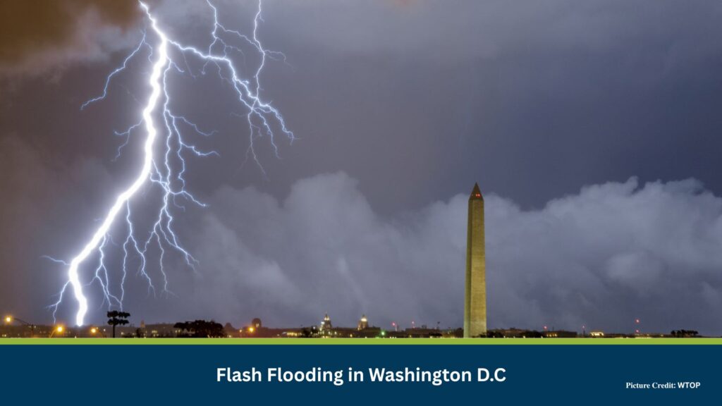 Flash Flooding in Washington D.C Following Severe Storms